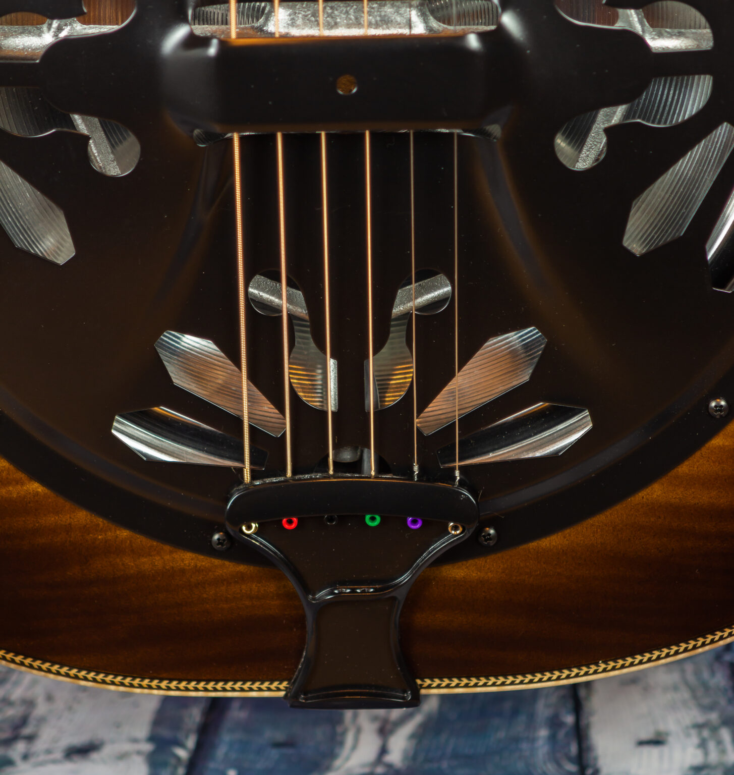 squareneck dobro guitar with binding